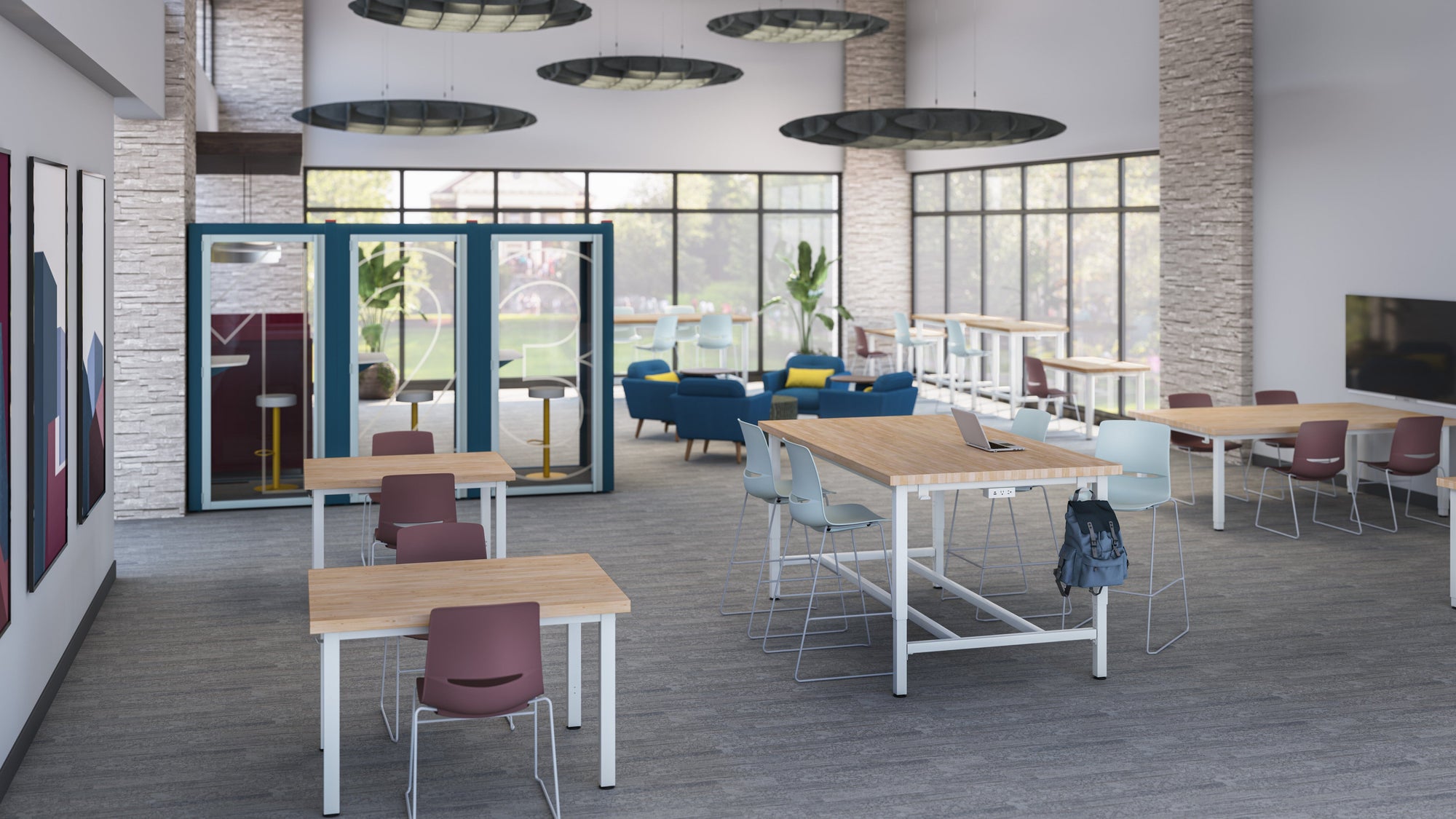 KI Stout Makerspace Tables | Fixed or Adjustable Height